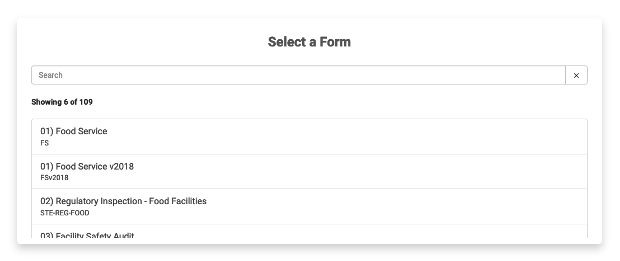 Mobile Auditor - Start an Audit – Rizepoint