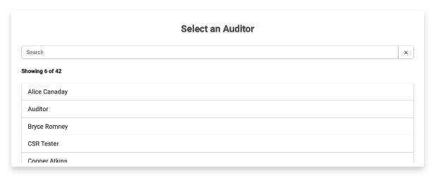 Mobile Auditor - Start an Audit – Rizepoint