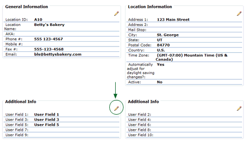 User-Defined Fields – Rizepoint